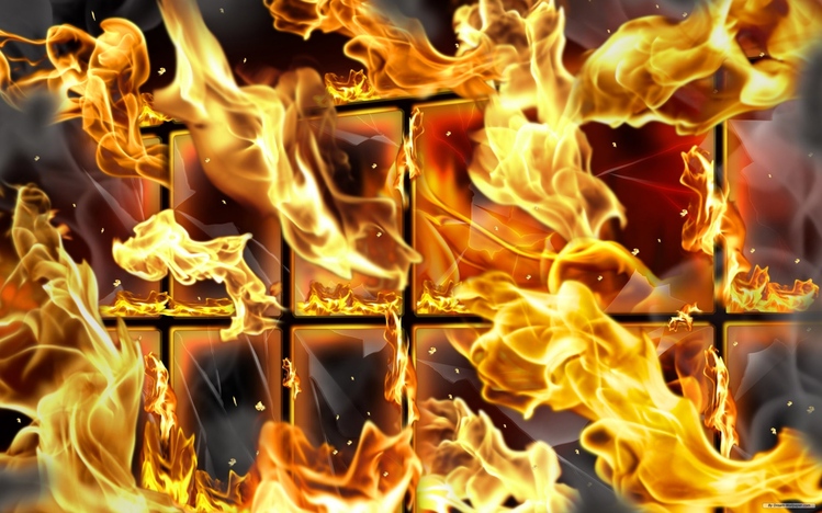 Fire Windows 10 Theme - themepack.me